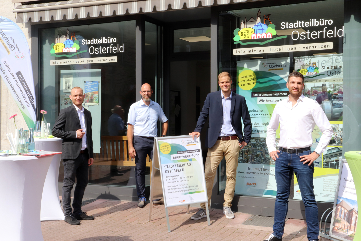 Sanierungsbüro im ersten InnovationCity-Quartier in Oberhausen eröffnet ...